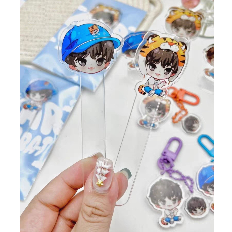 Customized Cheer Stick Acrylic Handheld Card Customized Star Cheer ...