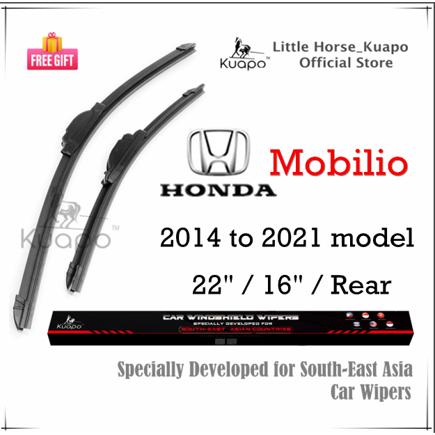 (Kuapo Quality) Honda Mobilio Wiper Blade for 2014 to 2022 model MOBI ...