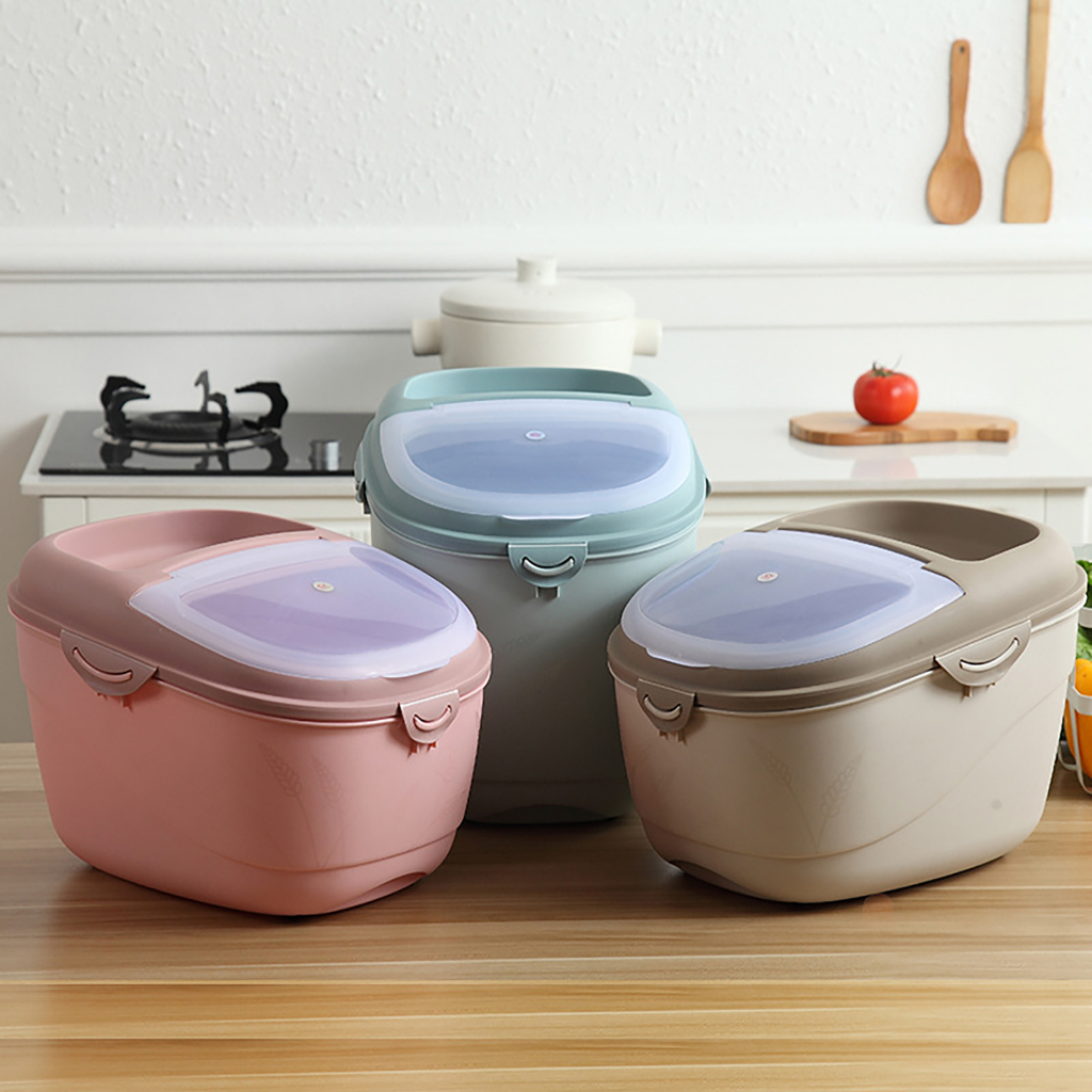 10KG 15KG Kitchen Insect-proof Moisture-proof Sealed Rice Storage Box ...