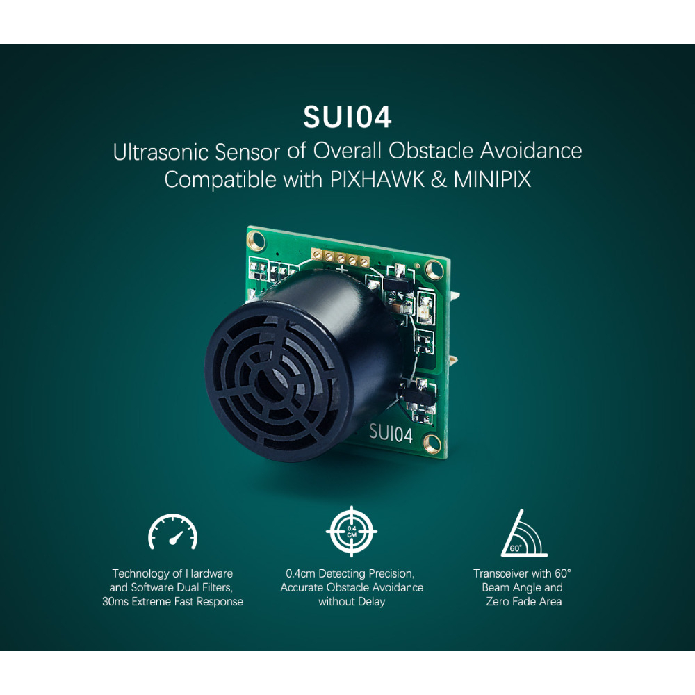 RadioLink SUI04 Drone Sensor Ultrasonic Sonar Module Autonomous ...
