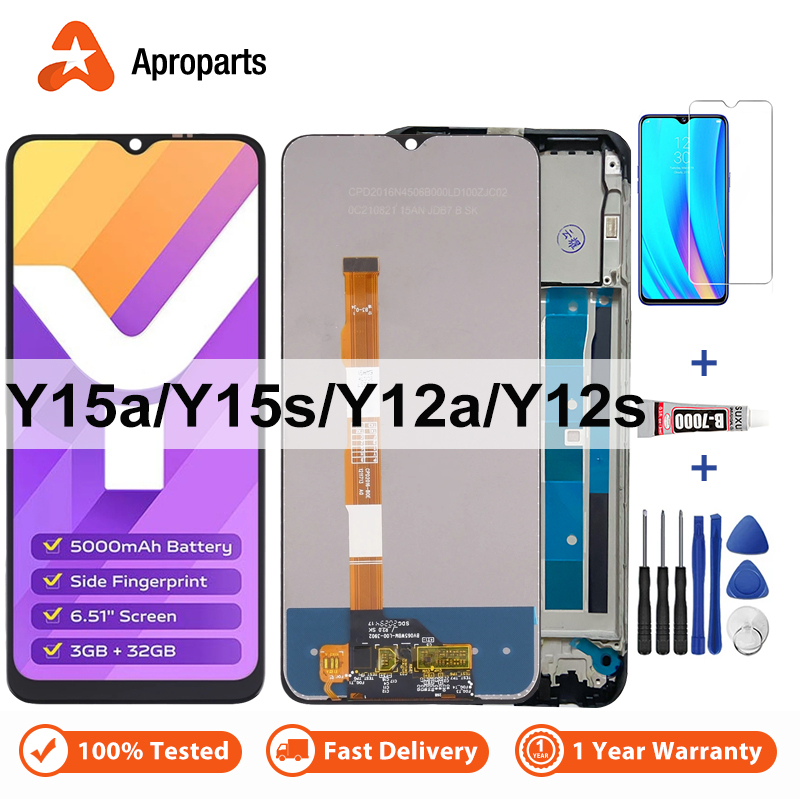 LCD For Vivo Y15a Y15s Y12a Y12s V2134 V2102 Display Touch Screen ...
