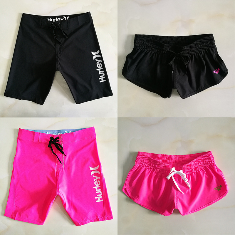New Couple Waterproof Board Shorts Men Women Bermda Shorts Quick-dry ...