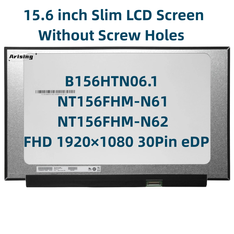 15.6 inch Slim Laptop LCD Screen B156HTN06.1 fit NT156FHM-N61 NT156FHM ...