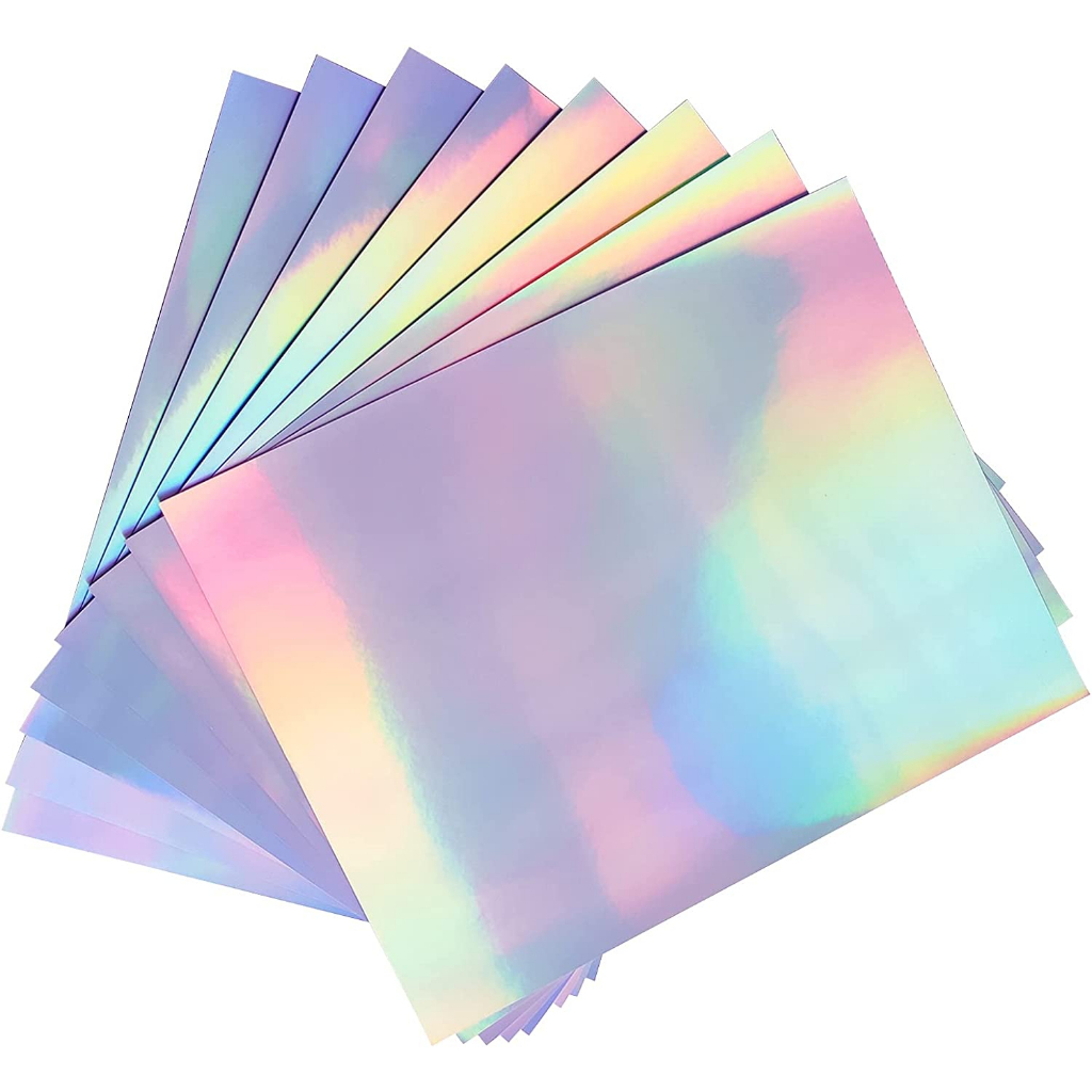 Holographic Printable Sticker Paper, Vinyl Rainbow Sticker Paper for ...