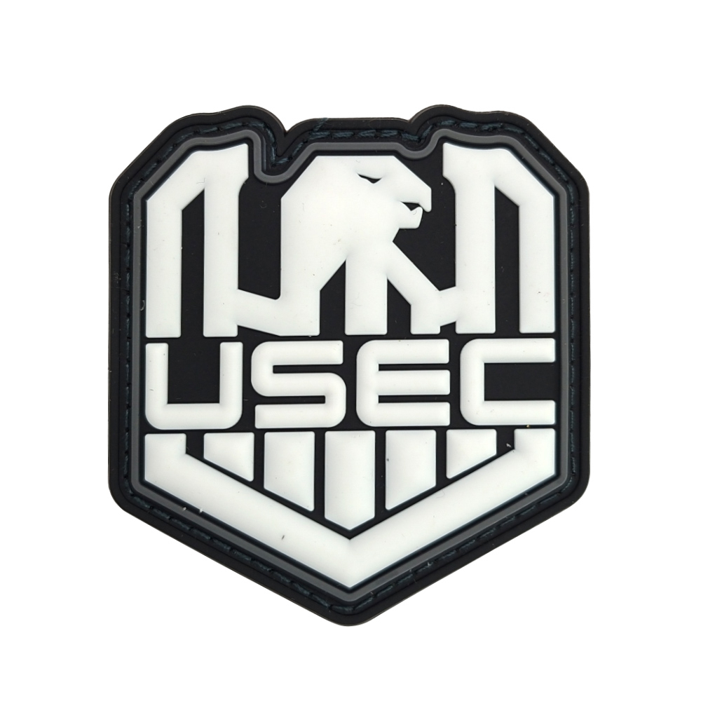 3d PVC Rubber Patch Badge Black White Luminous Military Tactical Morale ...