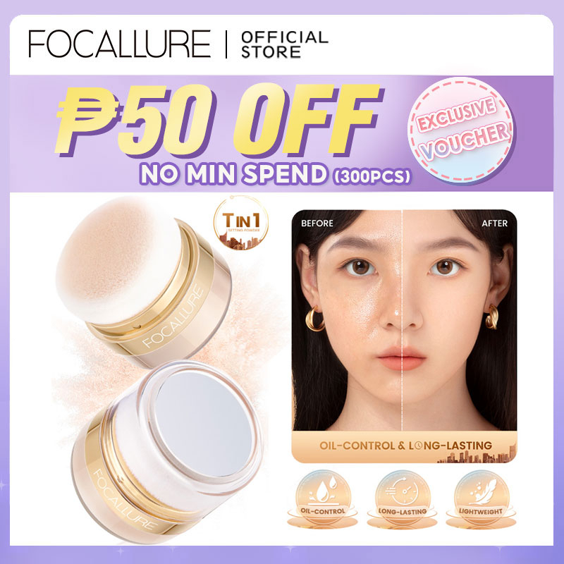 FOCALLURE AmberGold Oil-control Setting Powder Loose Pwder Oil-control ...