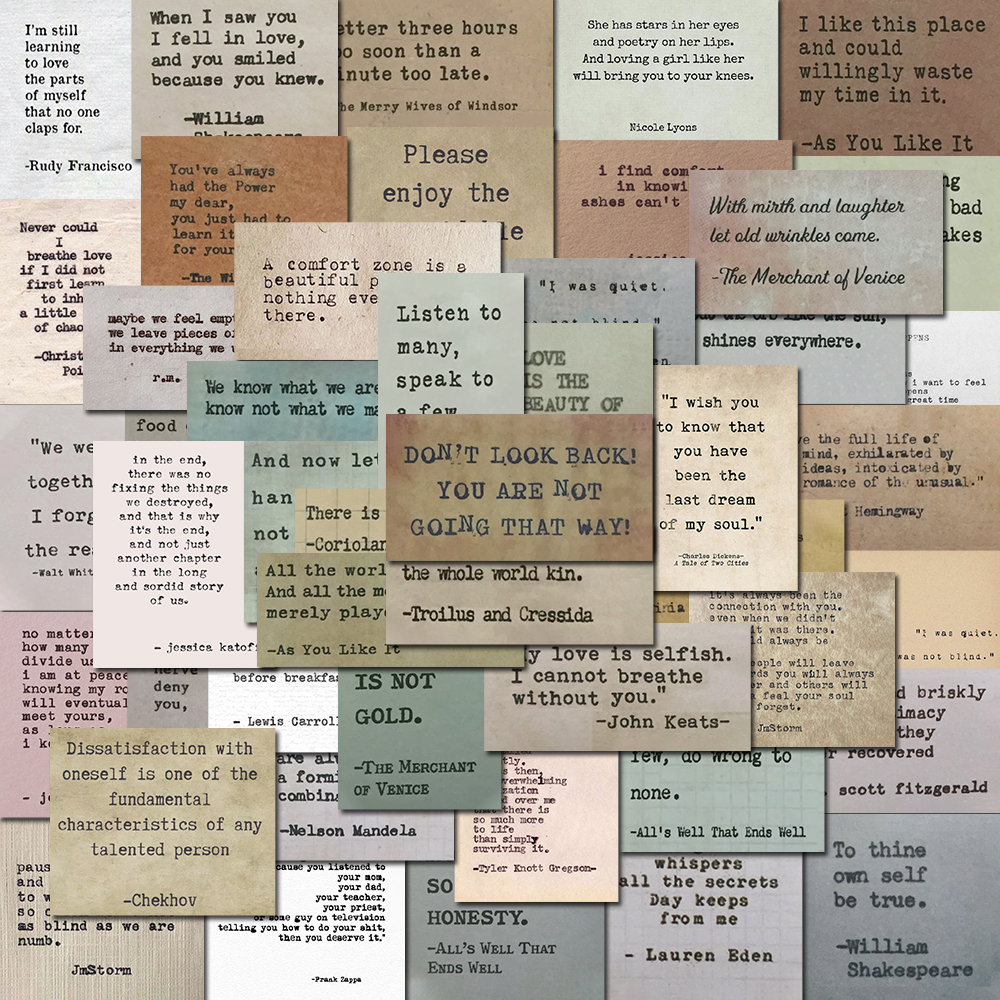 【in stock】60pcs retro celebrity quotes stickers laptop phone helmets ...