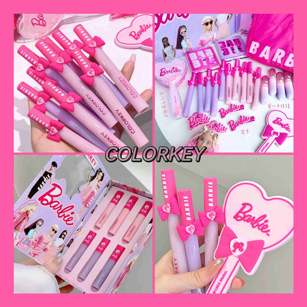 [New Arrival] Colorkey Barbie Series Velvet Lip Gloss Mirror Lipstick ...