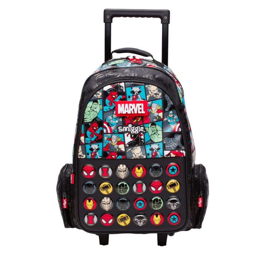 Smiggle Trolley Backpack With Light Up Wheels Collection | Shopee ...