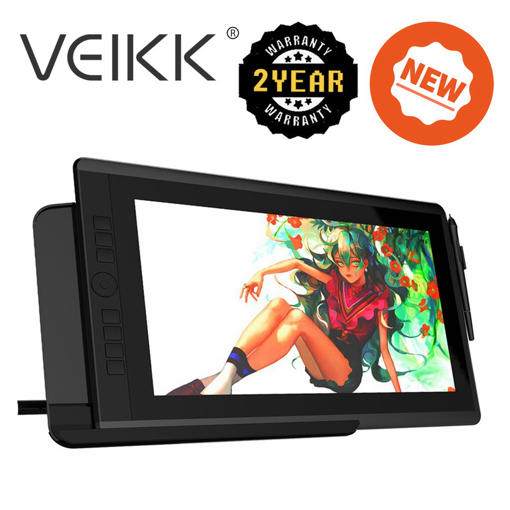 VEIKK VK1560PRO Drawing Monitor With 15.6 Inch 1920*1080 HD 290PPS Pen ...