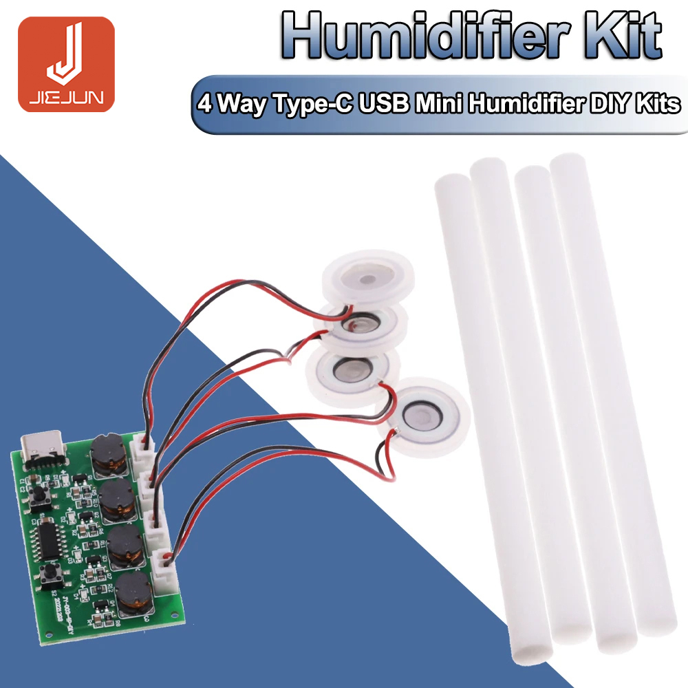 Type-C USB Mini Humidifier DIY Kits Mist Maker Driver Circuit Board 4 ...