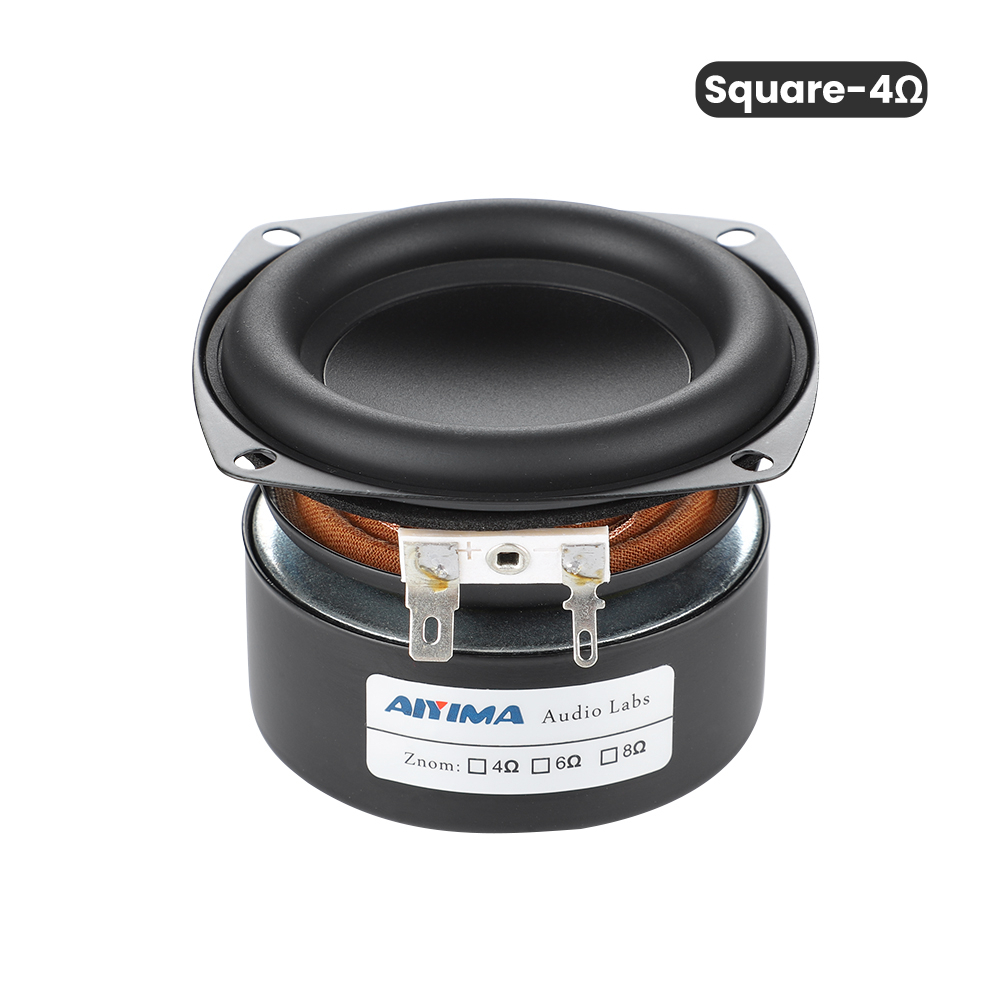 AIYIMA 3 Inch Subwoofer Speaker 4/8 Ohm 25W Small Steel Cannon Audio Sound Speaker High Power ...