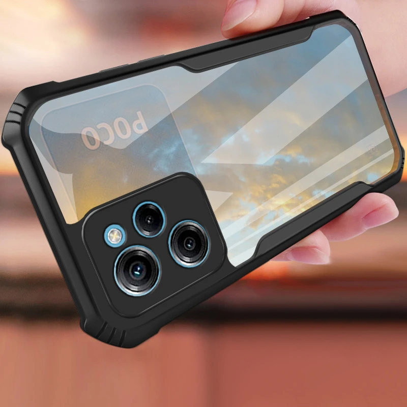 Hybrid Acrylic + TPU Frame Rugged Armor Case Cover Xiaomi POCO X7 C75 C65 C61 X6 X5 M6 M5 M5s X3 ...