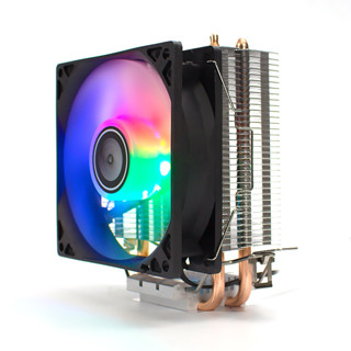 TJ A100 PLUS A200 PLUS CPU Air Cooler Color LED 90mm CPU Fan 2 Heat ...