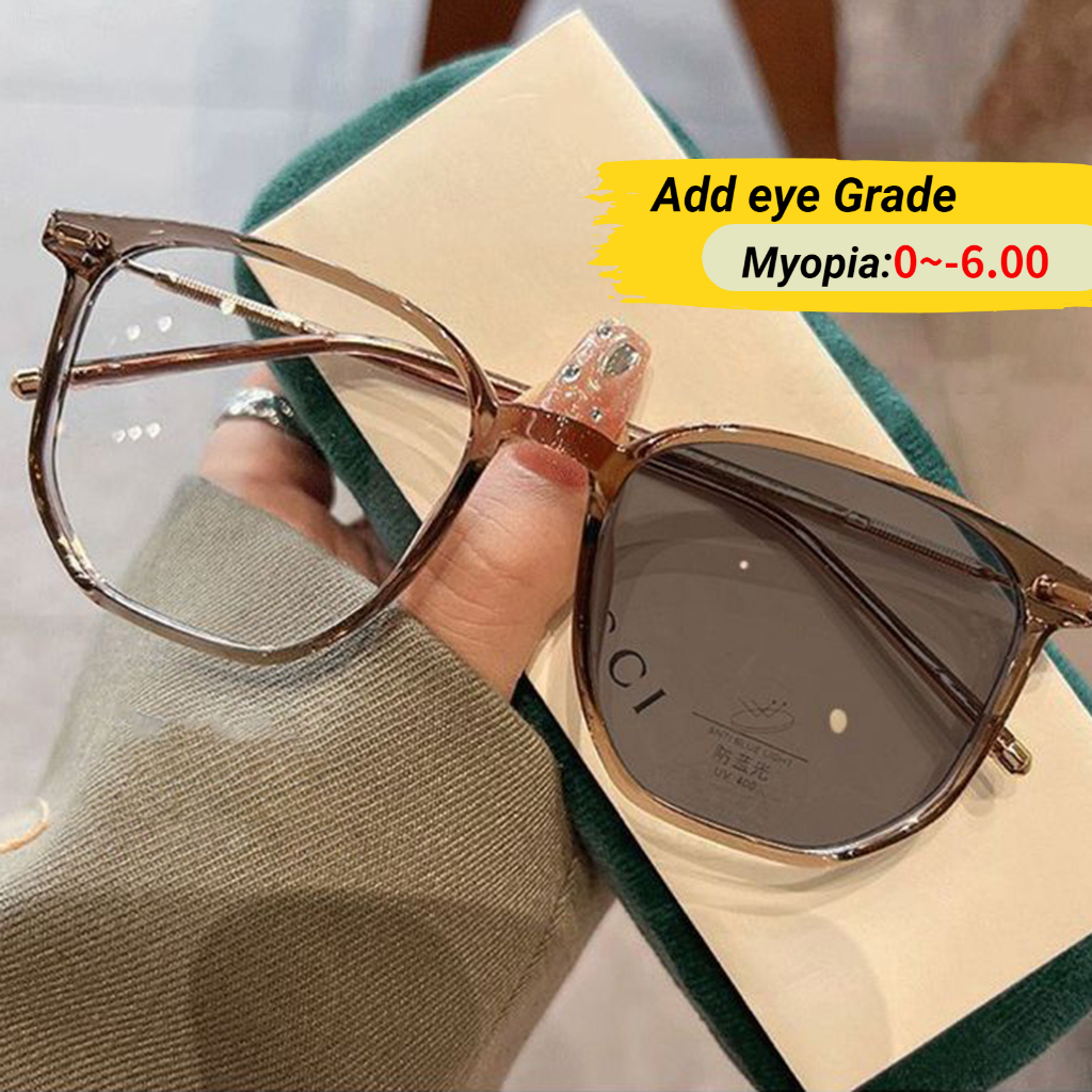 Fashion Myopia Graded Eyeglasses with Grade -50 100 150 200 250 300 350 ...