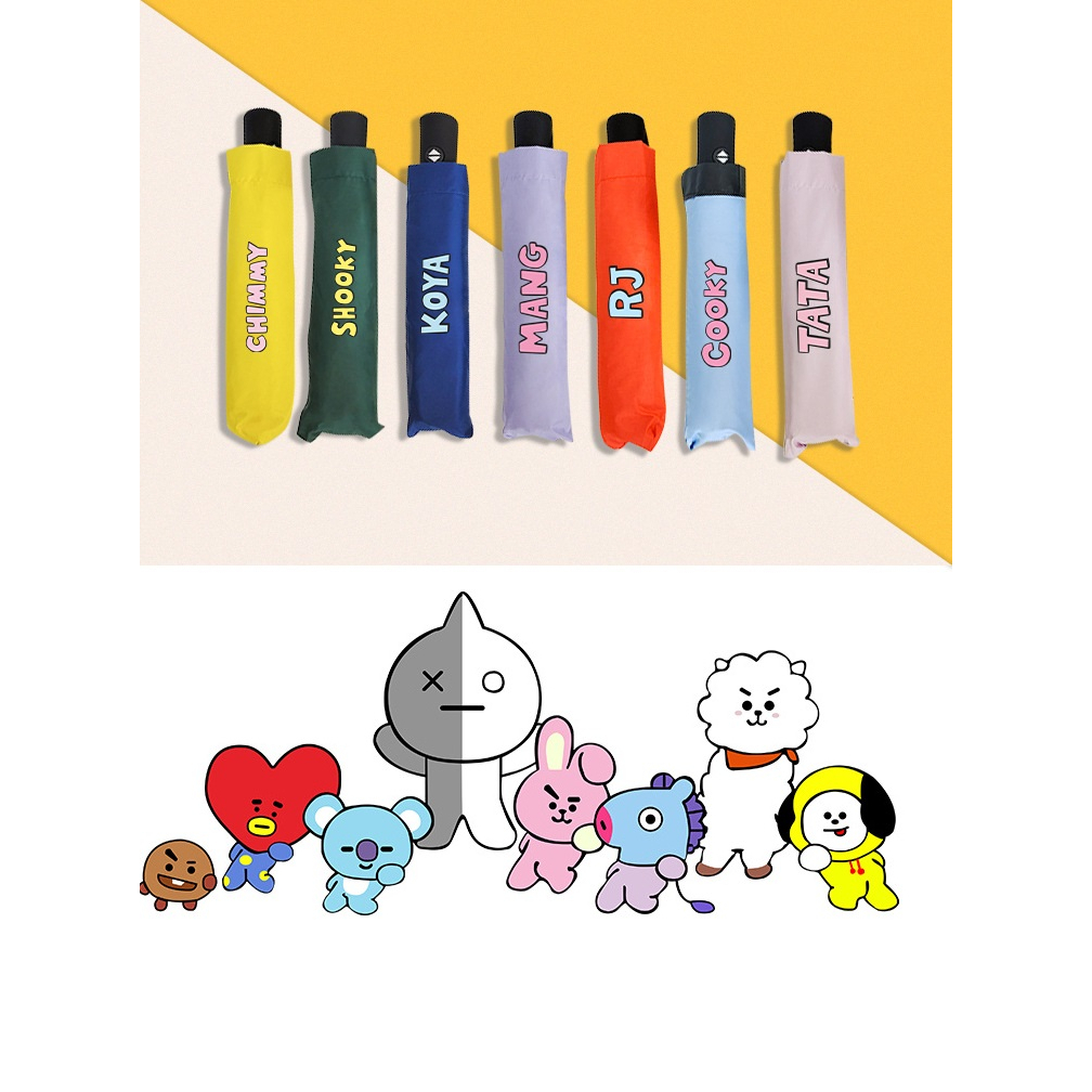 1Pcs Kpop Bangtan Boys Bts Umbrella Sunproof Windproof Rain Tight ...