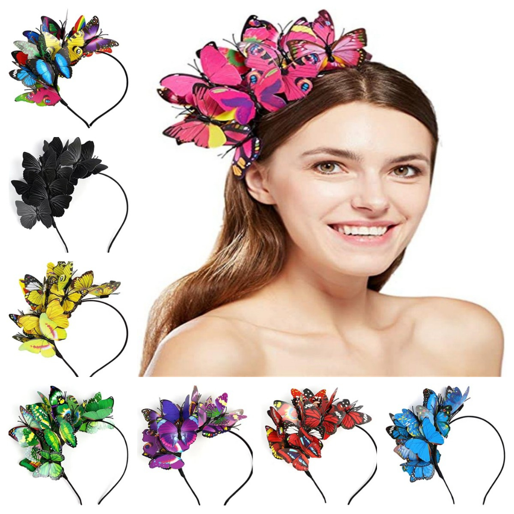 Hi-Kid Butterfly Headbands Fashion Headwears Stereoscopic Fancy Hair ...