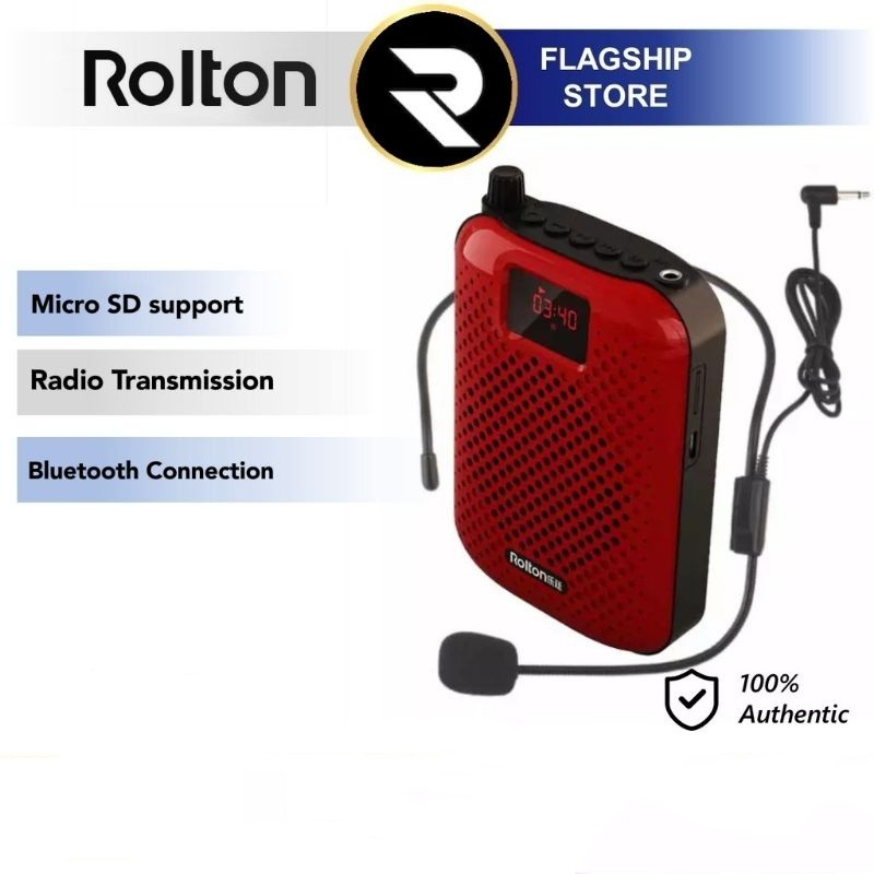 Rolton K500 Bluetooth Portable Microphone Loud Speaker Voice Amplifier ...