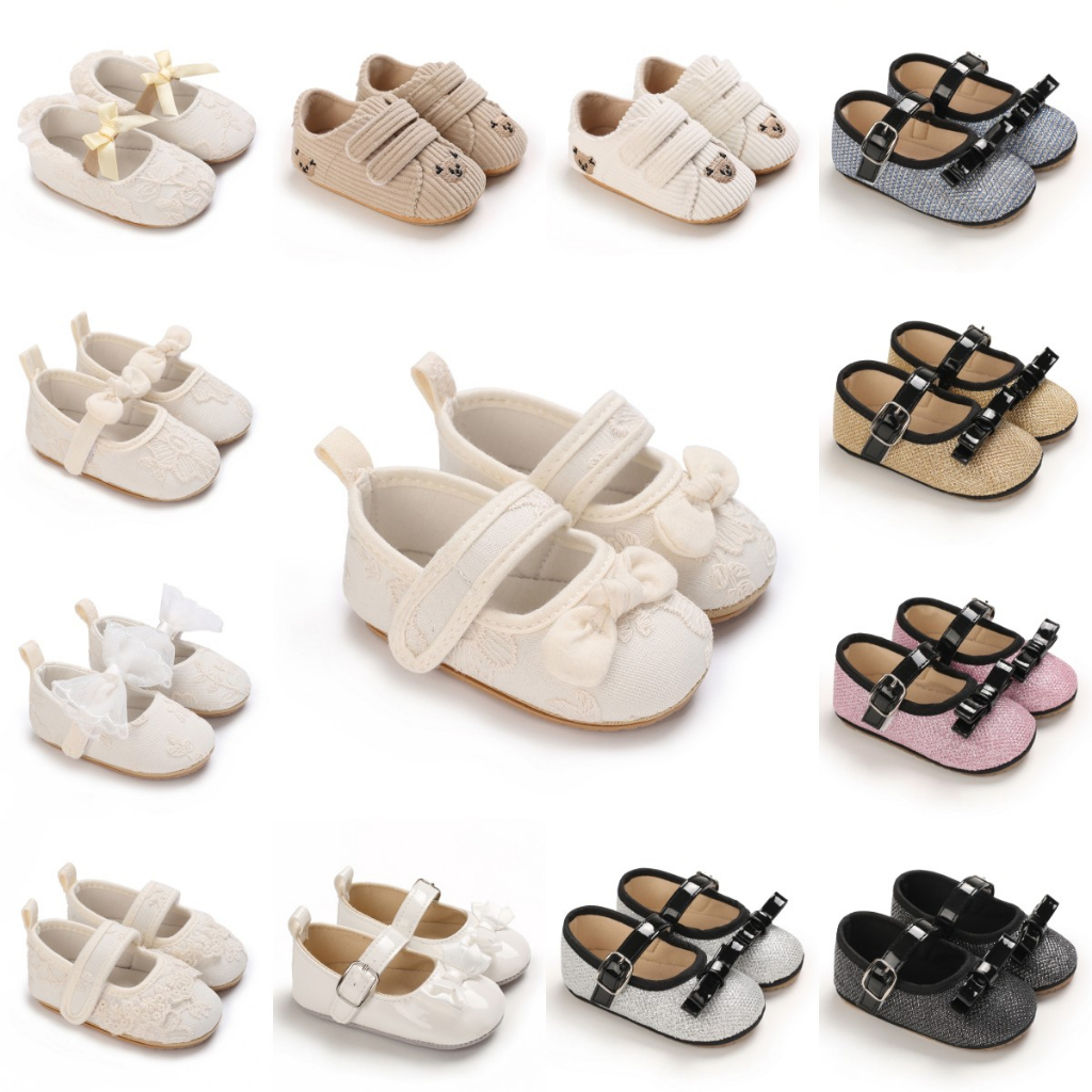 New Baby Shoes Baby Boy Girl Shoes Leather Rubber Sole Anti-slip ...