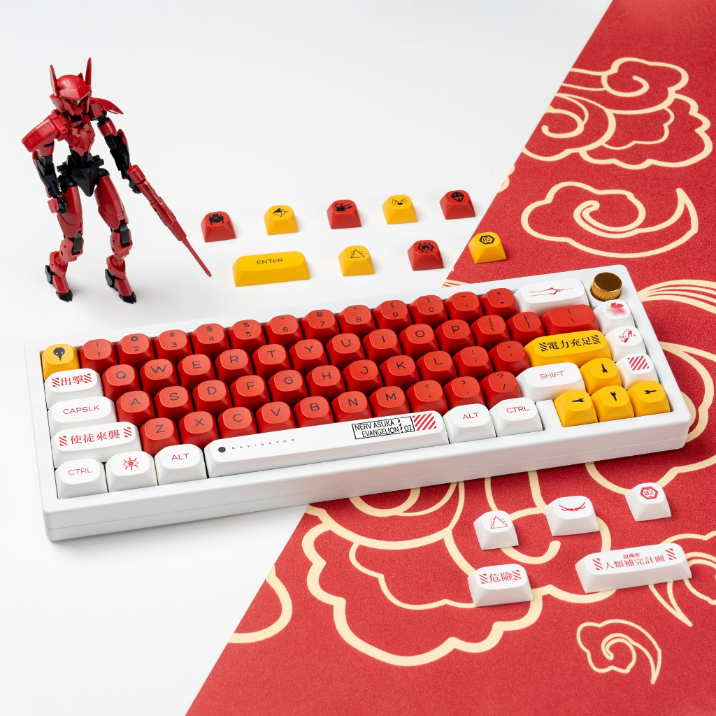 EVA-02 Keycaps PBT Dye-sub MA Profile Keycap Custom Keycaps Compatible ...