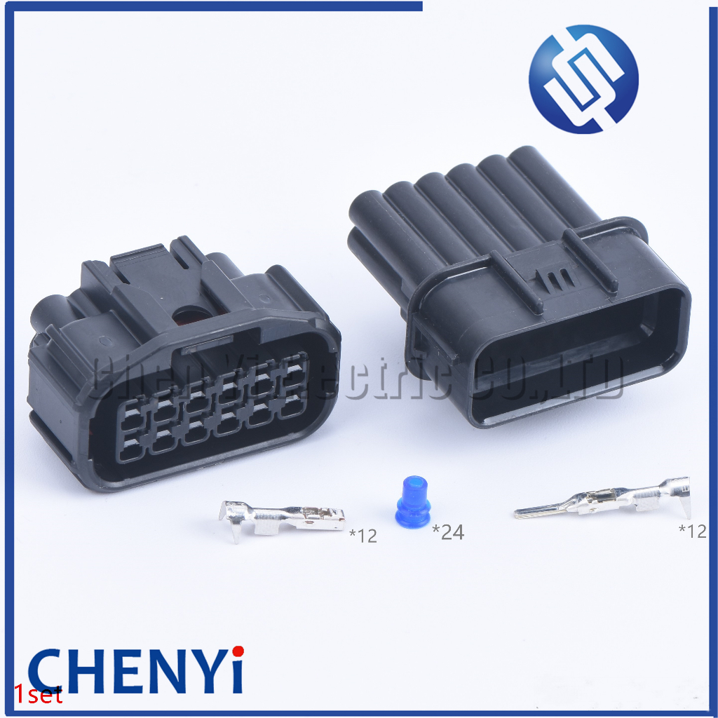 12 pin car waterproof auto connector male and female LED Fog Light Wire Socket Connector 6181 ...
