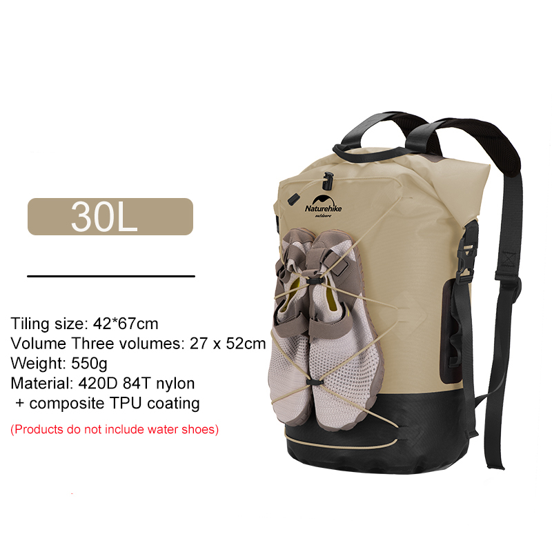 Naturehike 20L 30L 40L TPU Dry Wet Separation Waterproof Bag Outdoor ...