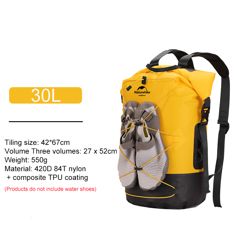 Naturehike 20L 30L 40L TPU Dry Wet Separation Waterproof Bag Outdoor ...