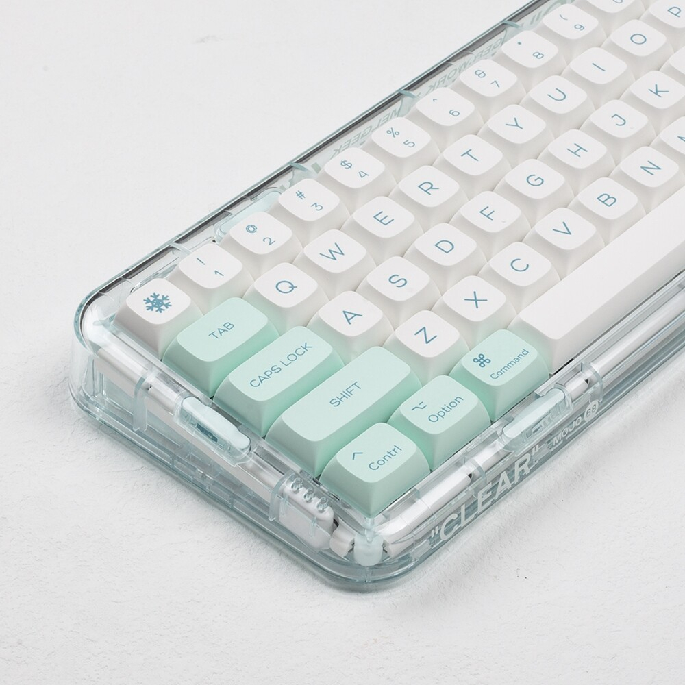 Iceberg Keycap 134 Keys XDA Profile PBT Sublimation Snow Mountain ...