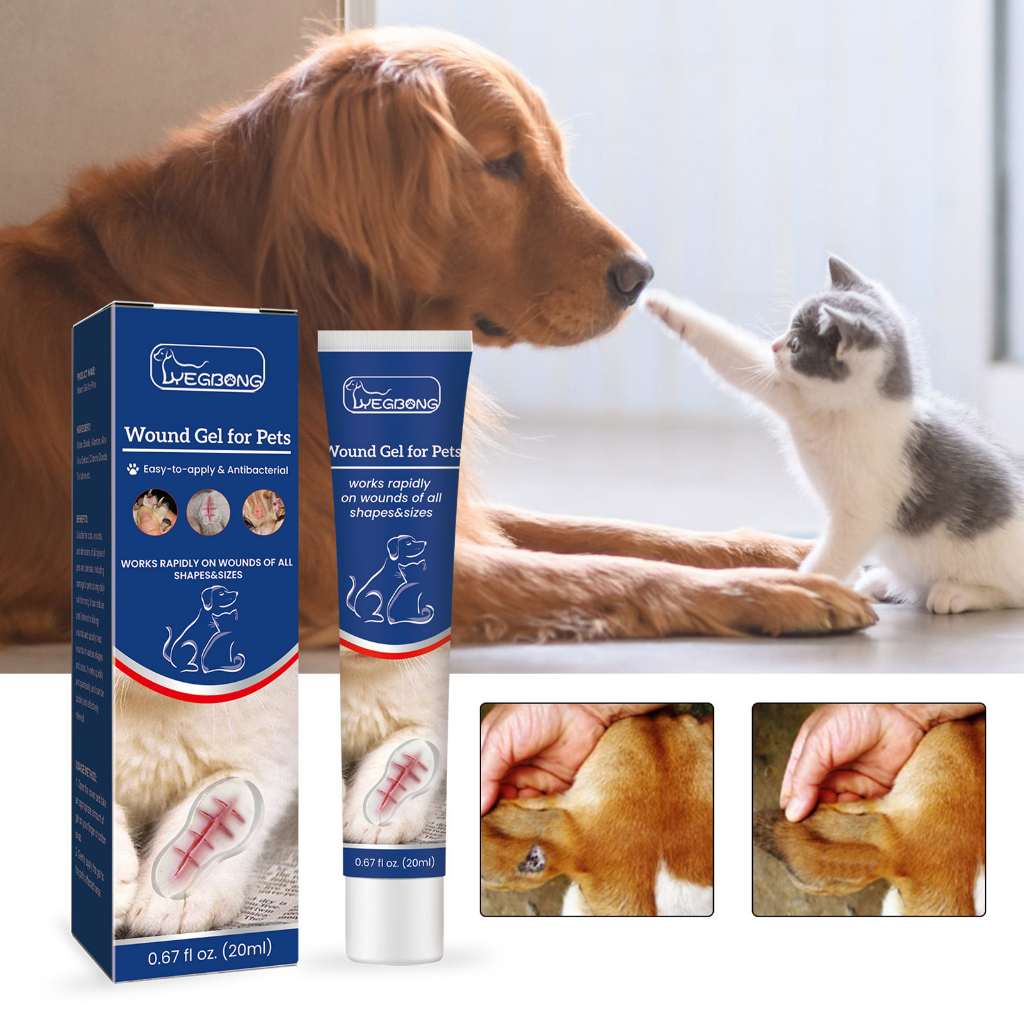 Pet Wound Care Gel Dog Cat Moss Wound Waterproof Care Wound Repair Gel ...
