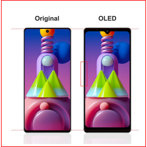 100% Original/oled Display For Samsung Galaxy M51 M515 M515F M515F/DS ...