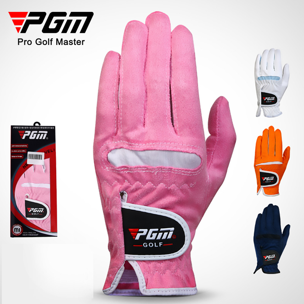Pgm Golf Gloves Ladies Microfiber Cloth Gloves Soft Breathable Hands ST009 | Shopee Philippines