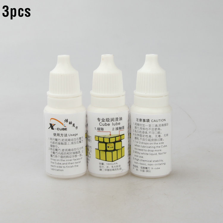Cube Lubricant X-Lube 10ml Magic Square Smooth Silicone Oil Speed Lube ...