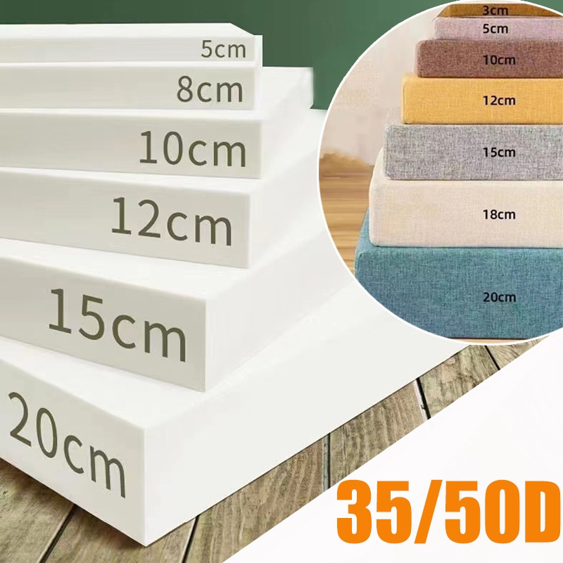 (Customizable)35/50D 2inch/5 cm Thick Sponge Foam Cushion Single Sofa ...