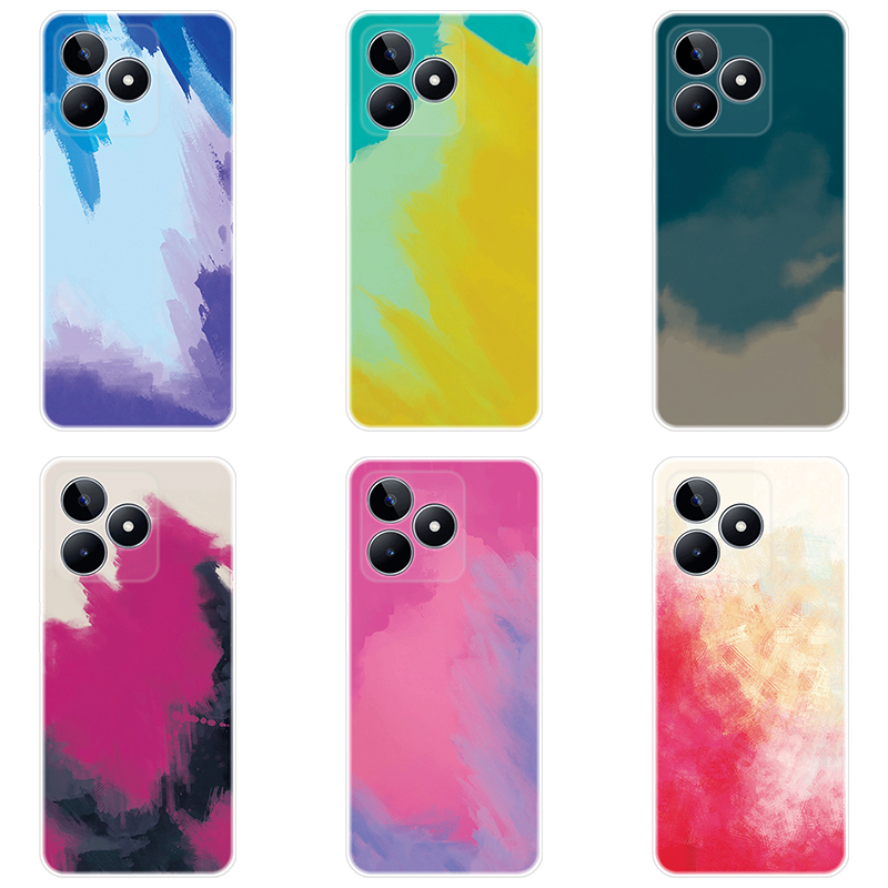 Realme C53 Case Silicone TPU Back Cover RealmeC53 Cartoon Soft Phone ...