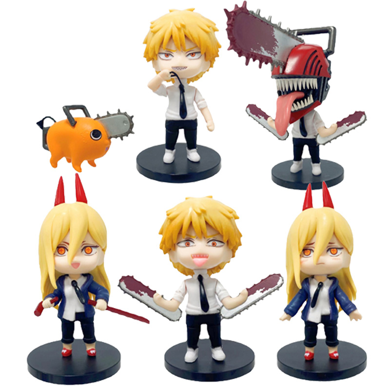 Chainsaw Man Action Figures Denji Power Pochita Anime Manga Model ...