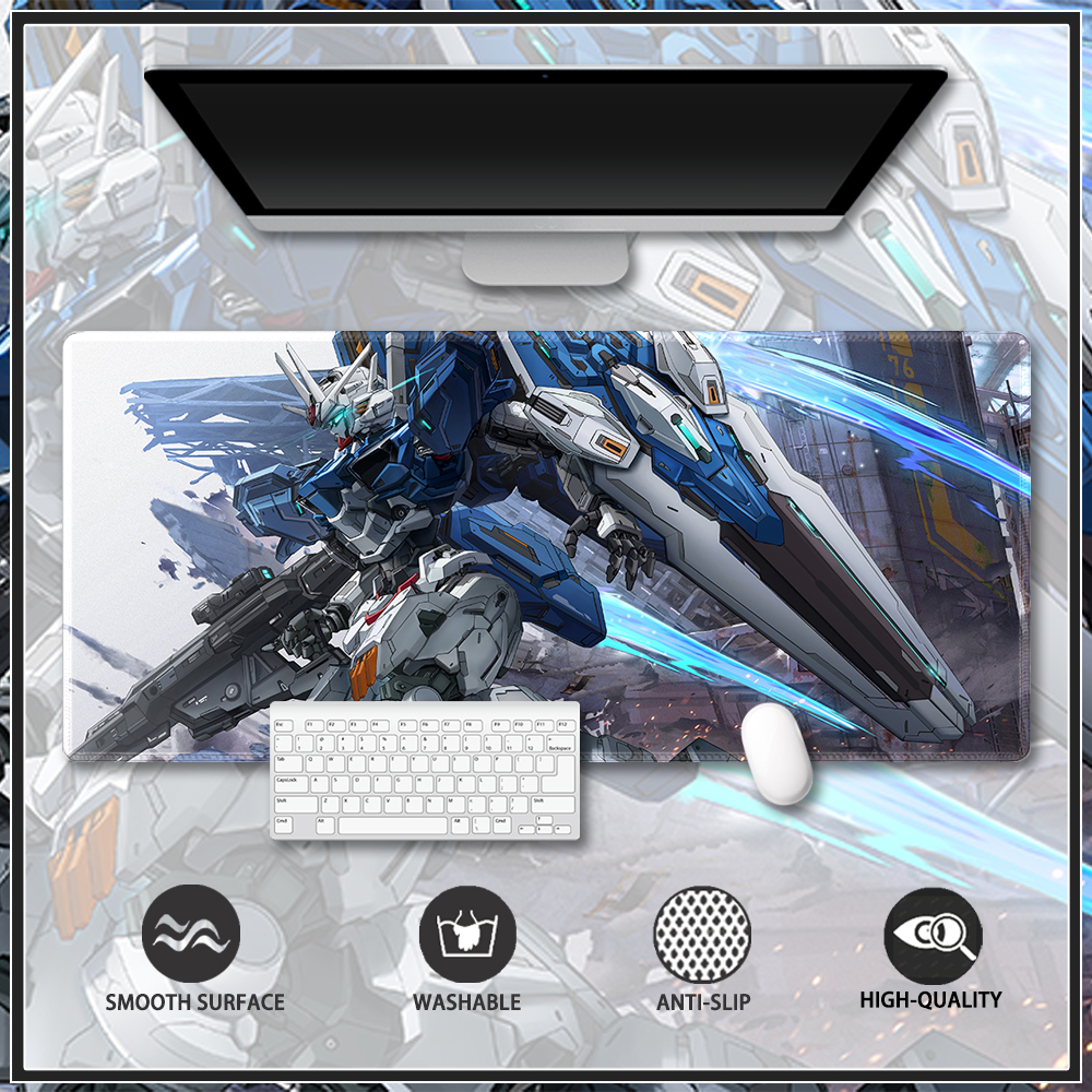 Gundam Aerial Customised Mouse Pad Gaming Table Mat Stitched Edge ...