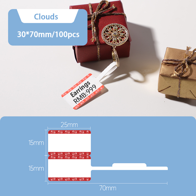 CLABEL 220B Portable Handheld Price Label Printer Can Print Food Labels ...