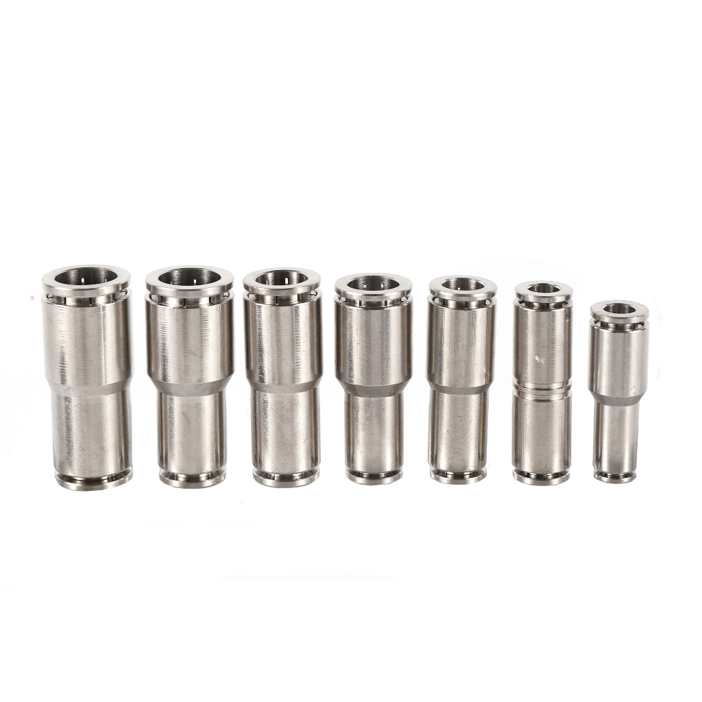 Pneumatic Quick Coupling Reducer Nickel Plated Copper For 4/6/8/10/12 ...