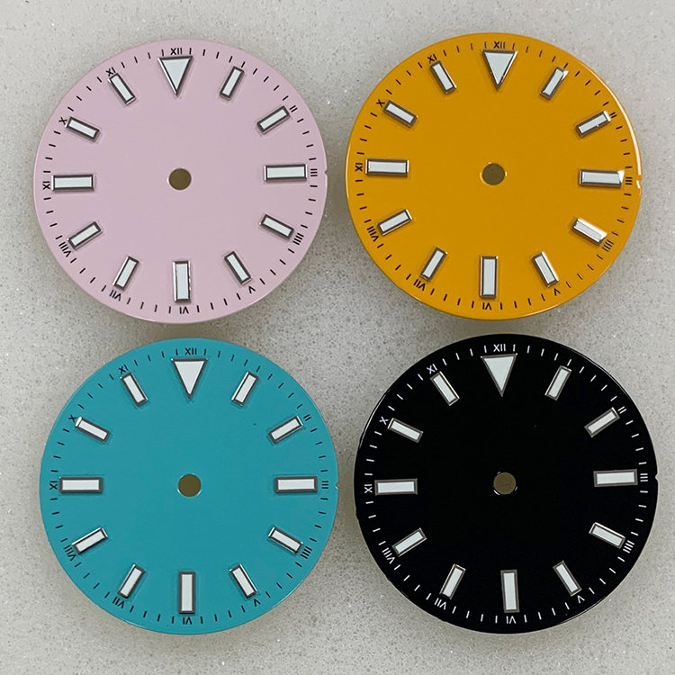 28.5MM Watch Dial Enamel Watch Dial Without Logo Watch Accessories for ...