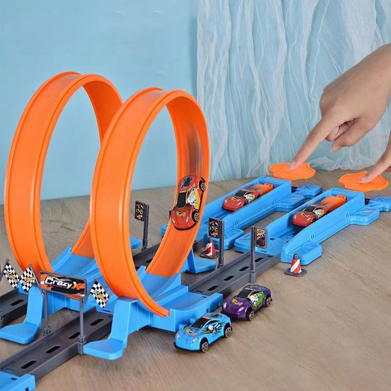 Looping Toy Track 360 Launcher Cart Type Hotwheels | Shopee Philippines