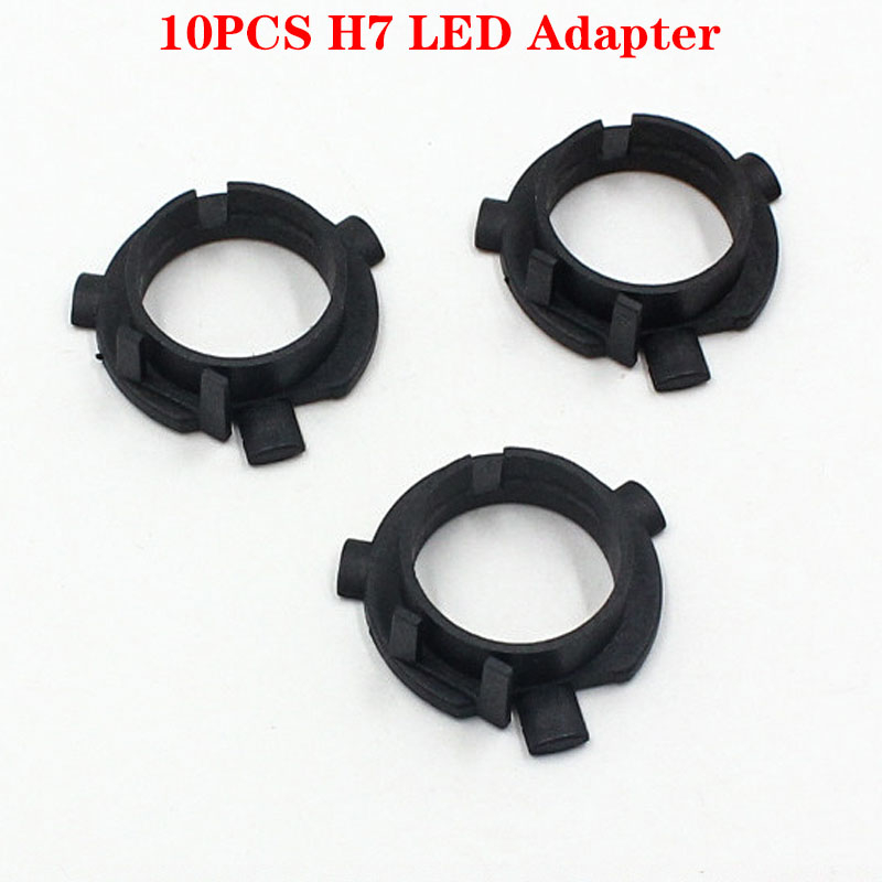 10pcs K7C LED H7 LED Headlight Bulb Socket Holder Adapter For KIA K3 ...