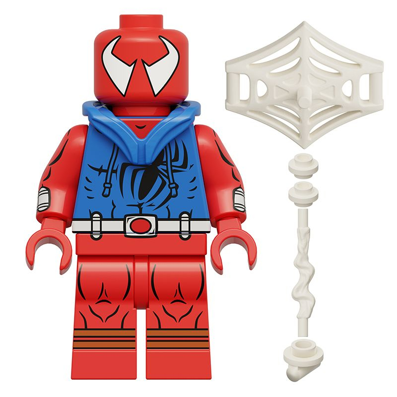 Block Toys XP530 Scarlet Spider Mini Toy Bricks Figures Spider-verse ...