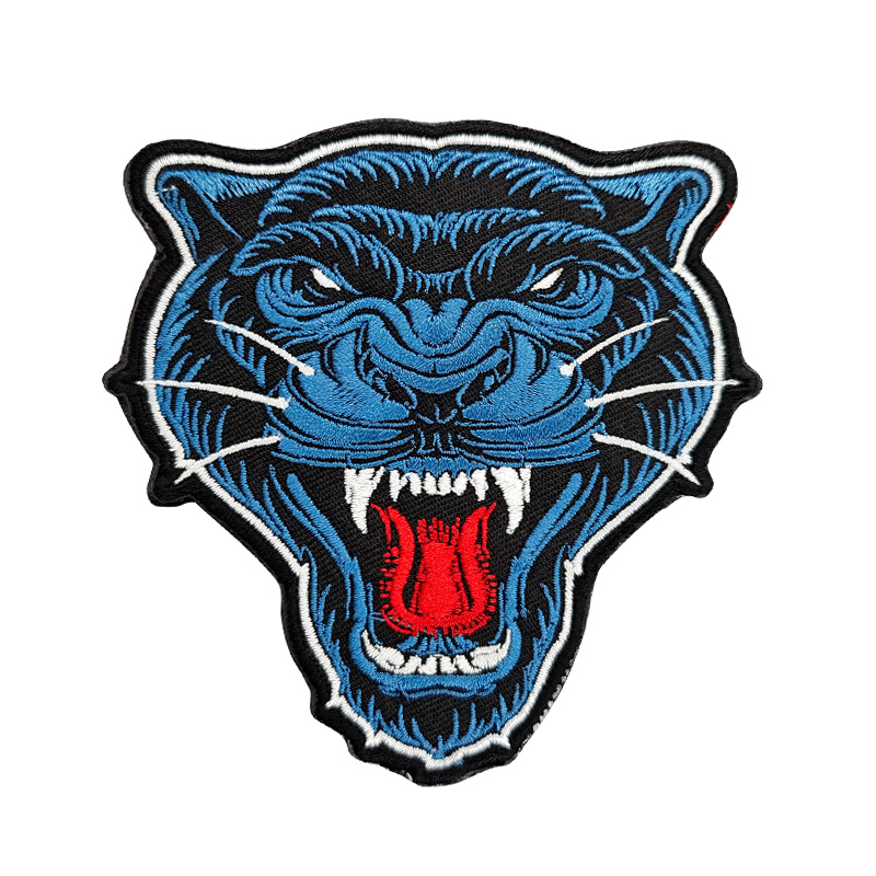 Leopard Head Animal Avatar Tactical Armband Embroidered Velcro Patch ...