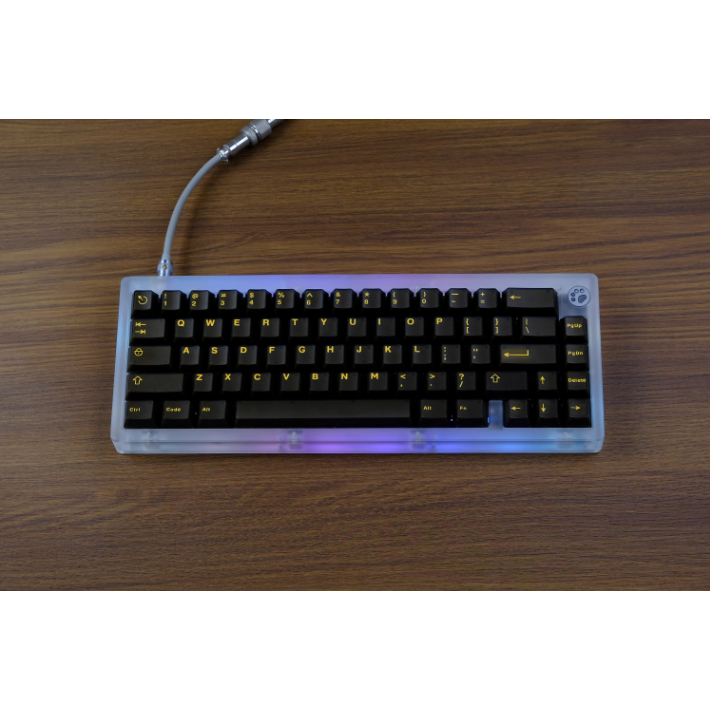 [Keycaps] Finalkey pyga BlackGold keycaps cherry profile keycaps ABS ...