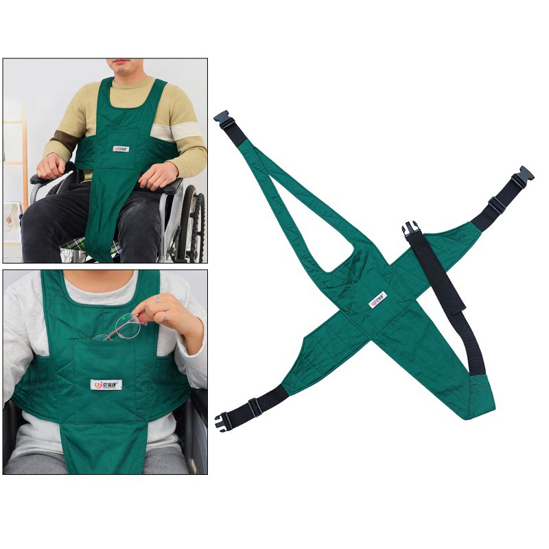 Vest-style Wheelchair Seat Belt Safety Harness with Adjustable Strap ...