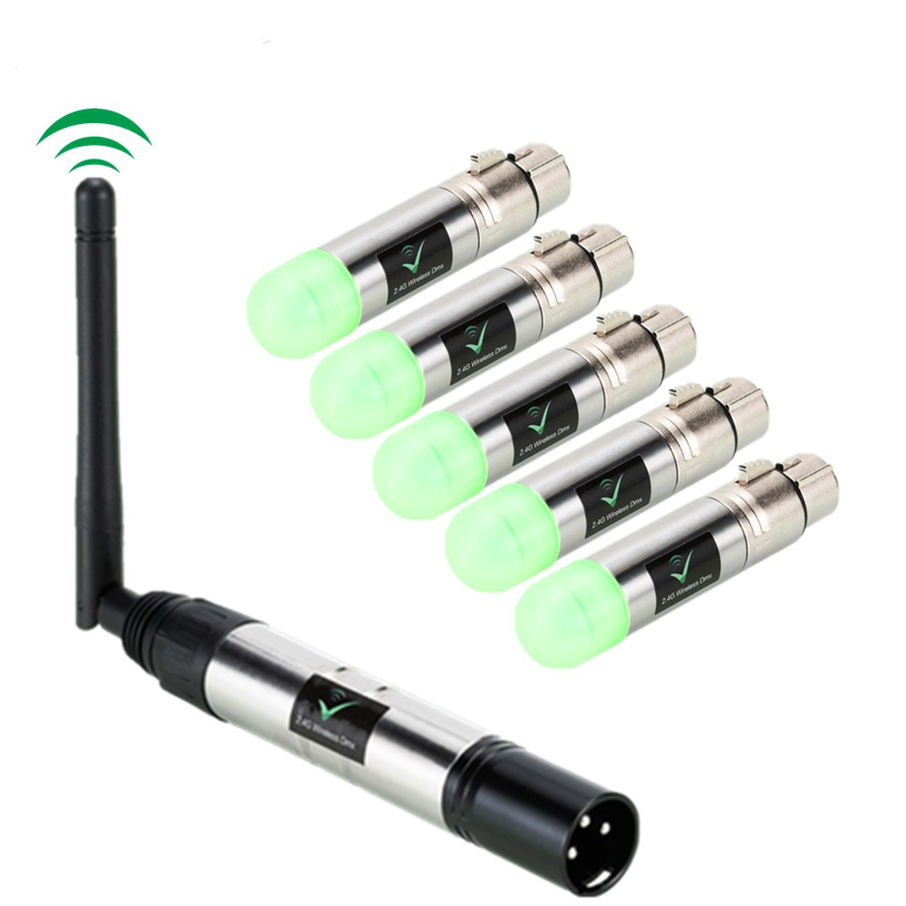 DMX512 Wireless Dfi controller 2.4G Transmitter Receiver XLR ...