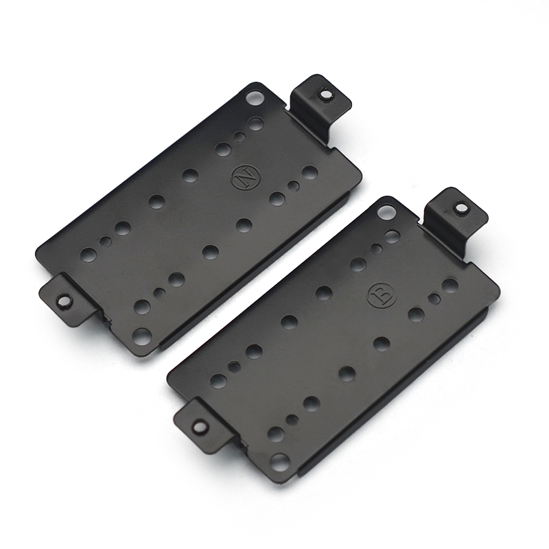 2Pcs Durable Brass-Black Plated Humbucker Guitar Pickup Base Plate Neck ...