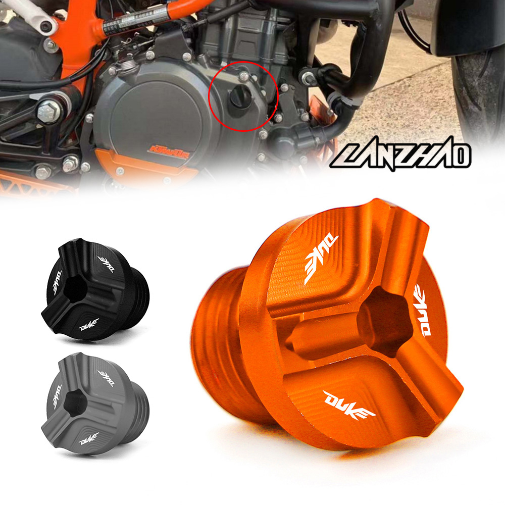 for KTM Duke 200 250 390 Fuel Filter Cover Motorcycle CNC Engine Oil ...