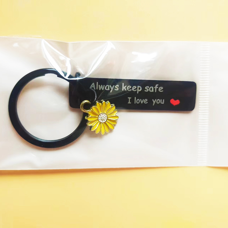 Always Keep Safe Keychain Stainless Keychain Birthday Gift for boy ...