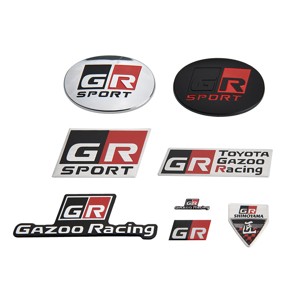 Car Decals Steering Wheel Panel Sticker GR Sport Emblem GAZOO RACING ...